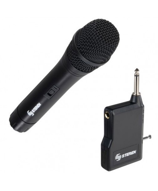 Micrófono Inalámbrico con receptor multiconexión marca Steren | Cad ...