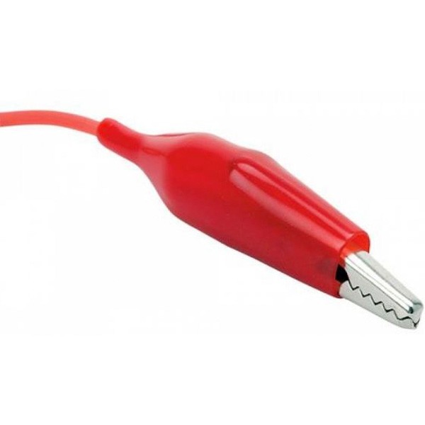 Cables de 40 cm con caimanes, paquete de 5 piezas marca Steren | Cad ...