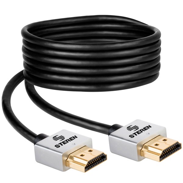 Cable Elite de Alta Definición 4K Ultra Delgado de 1.8 m marca Steren ...