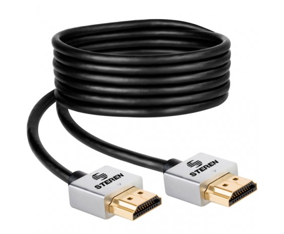 Cable Elite de Alta Definición 4K Ultra Delgado de 1.8 m marca Steren ...