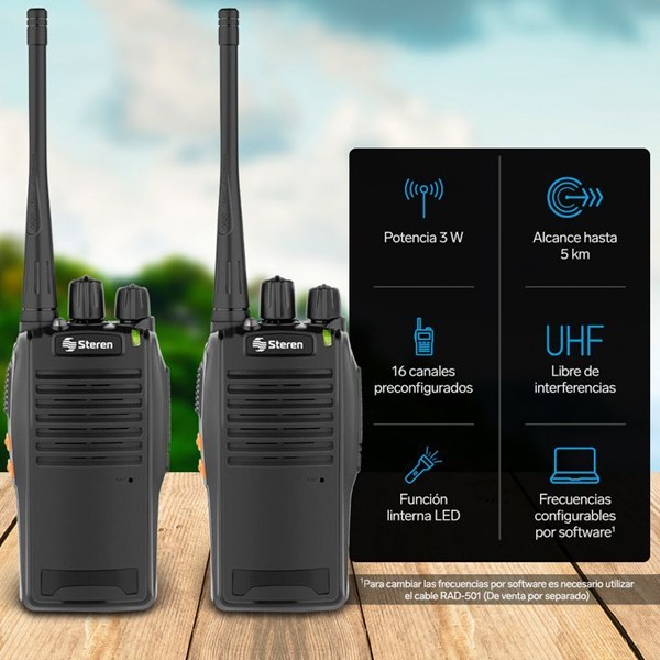 Radios Intercomunicadores de 16 Canales | Cad Toner. El Más Grande!