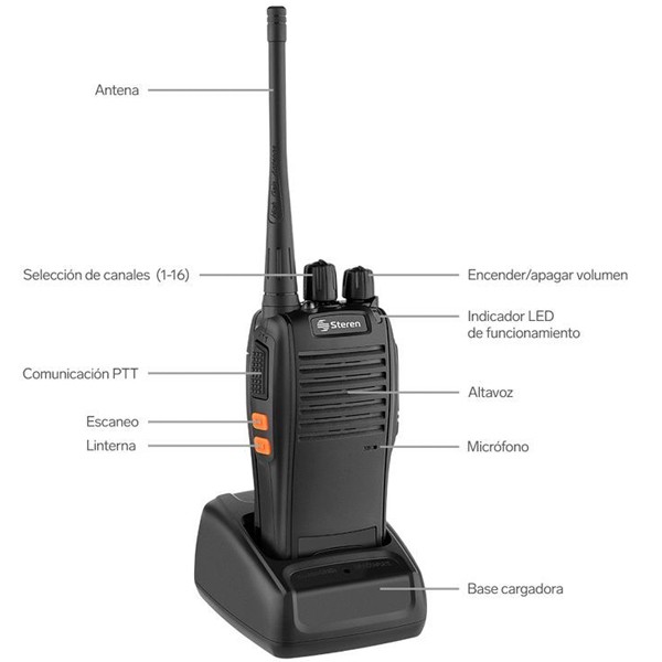 Radios Intercomunicadores de 16 Canales | Cad Toner. El Más Grande!