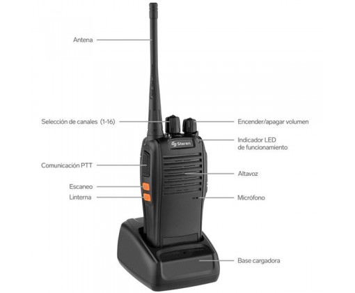 Radios Intercomunicadores de 16 Canales | Cad Toner. El Más Grande!