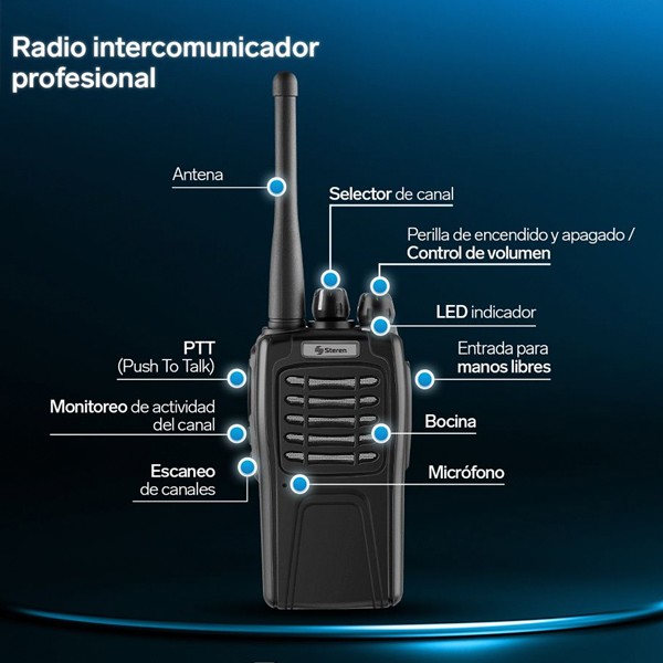 Radio Intercomunicador Profesional | Cad Toner. El Más Grande!