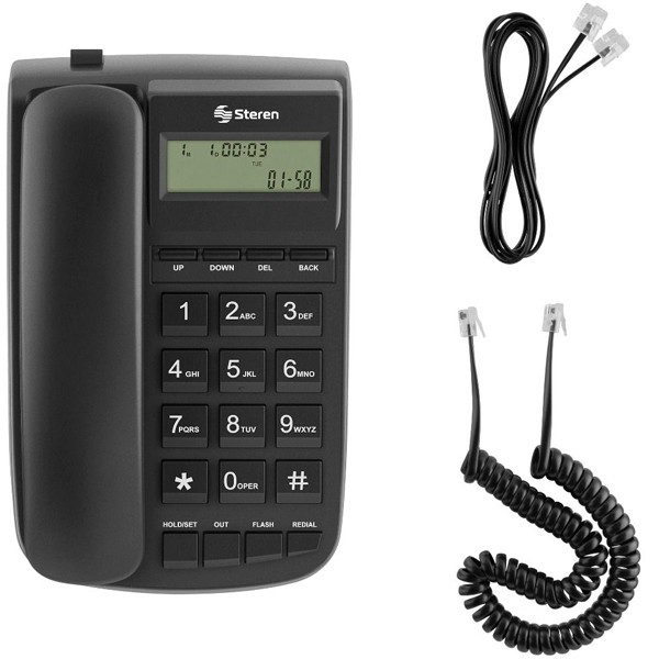 Teléfono Fijo con Pantalla y Teclado Grande | Cad Toner. El Más Grande!