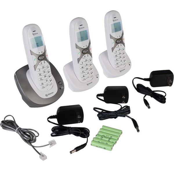 Teléfono Inalámbrico DECT 6.0 con 2 Extensiones | Cad Toner. El Más Grande!