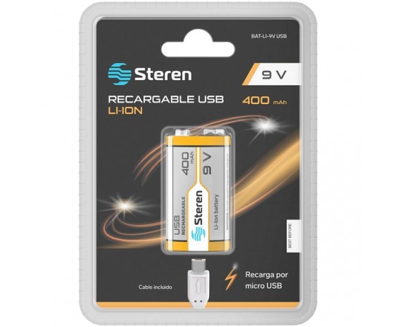 Batería Recargable USB Tipo 9v | Cad Toner. El Más Grande!