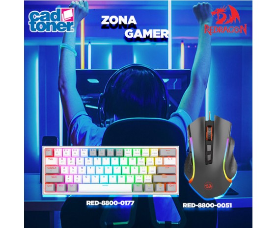 Combo Gamer Redragon | Cad Toner. El Más Grande!